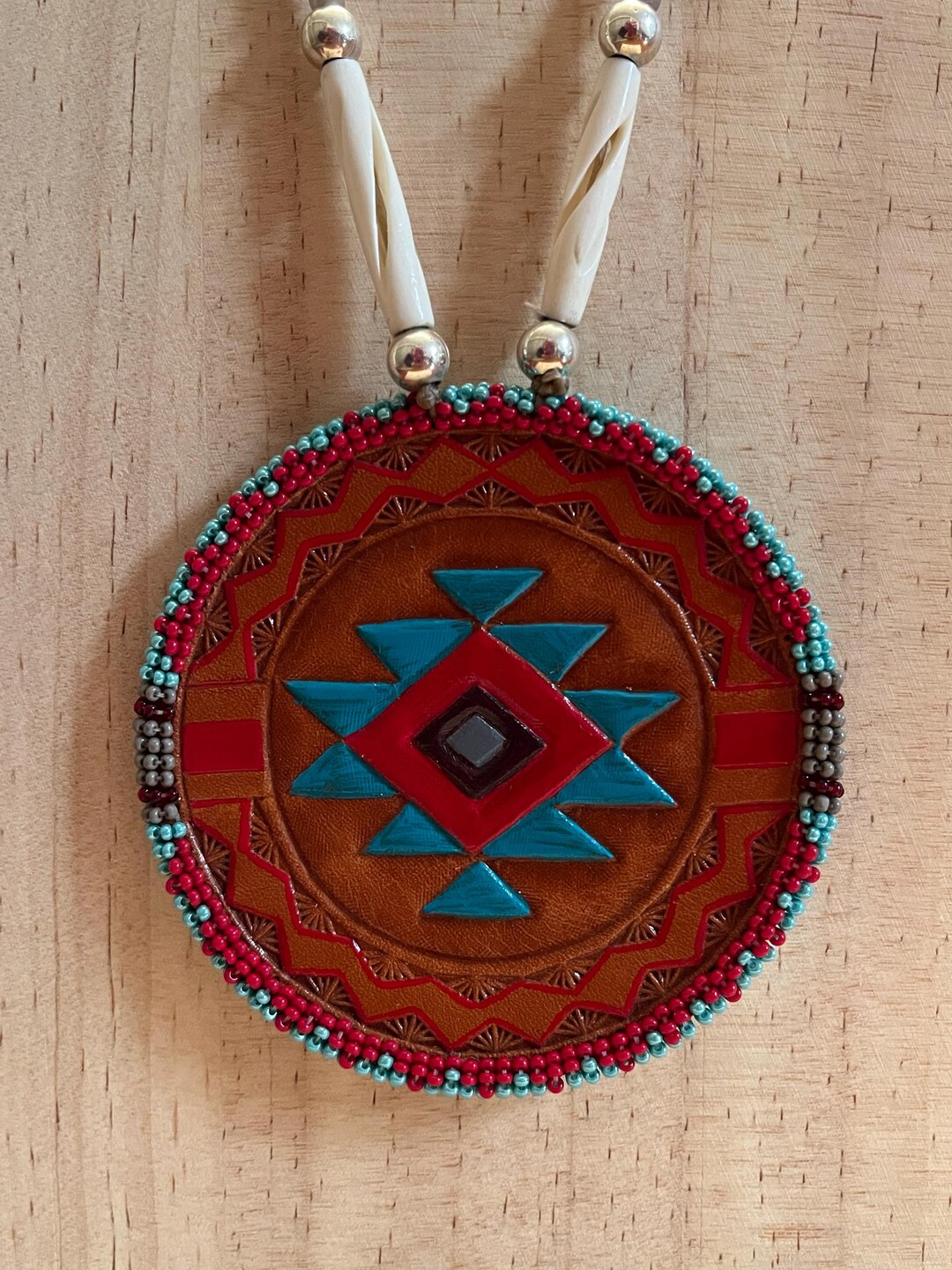 Beaded Native Medallion - Etsy