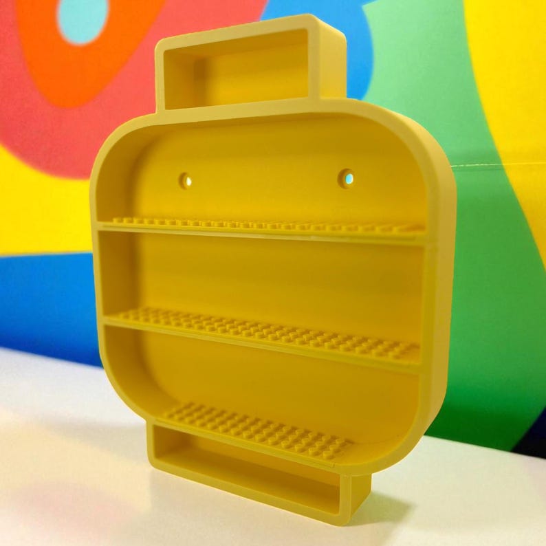 Lego-inspired Minifigure Display Shelf: Wall-mounted or Freestanding ...