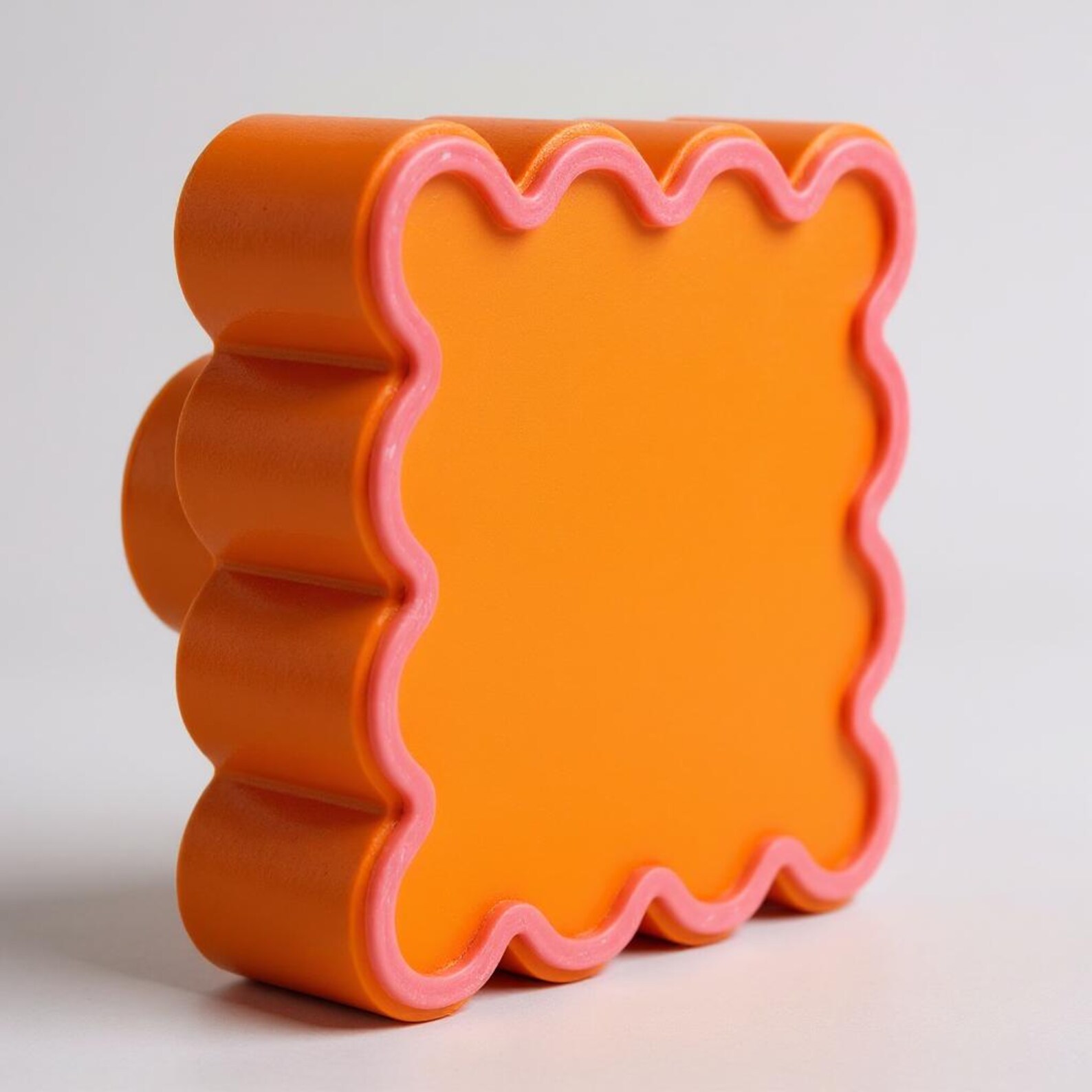 Retro Groovy Wavy Drawer Pulls 3D Printed Cabinet Knobs Pink Orange ...