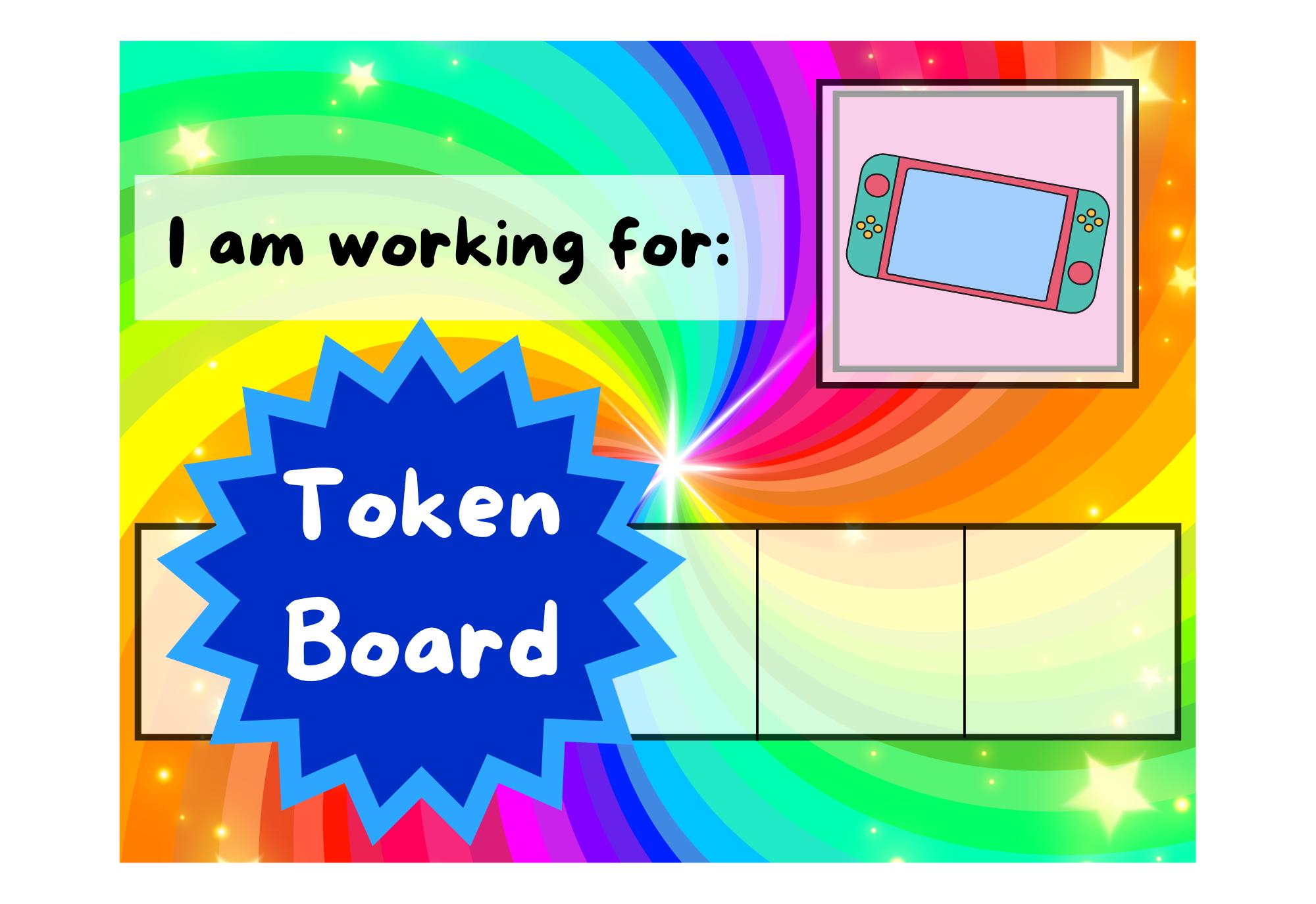 Printable Rainbow Token Boards - Etsy