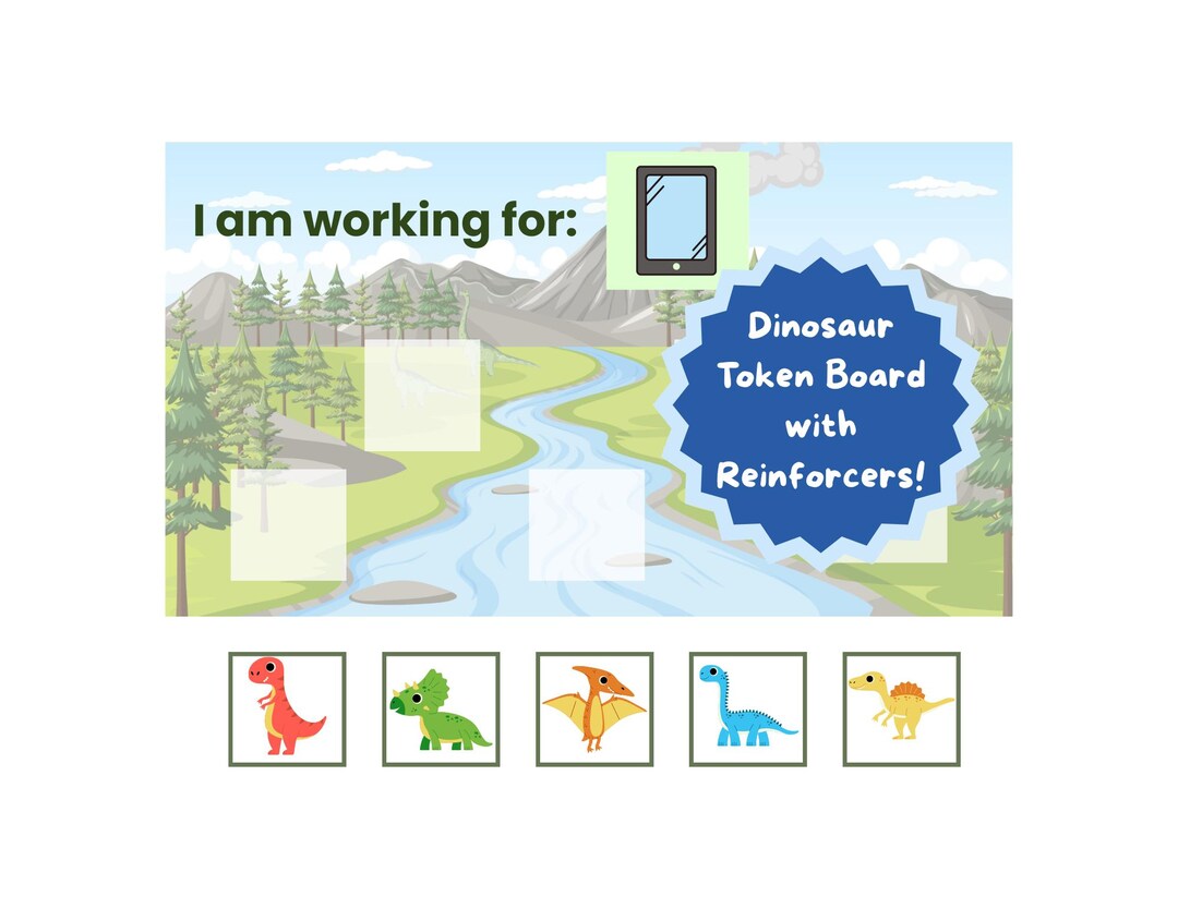 Dinosaur Token Board - Etsy