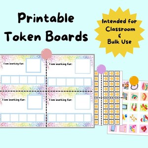 Printable Token Boards - Etsy