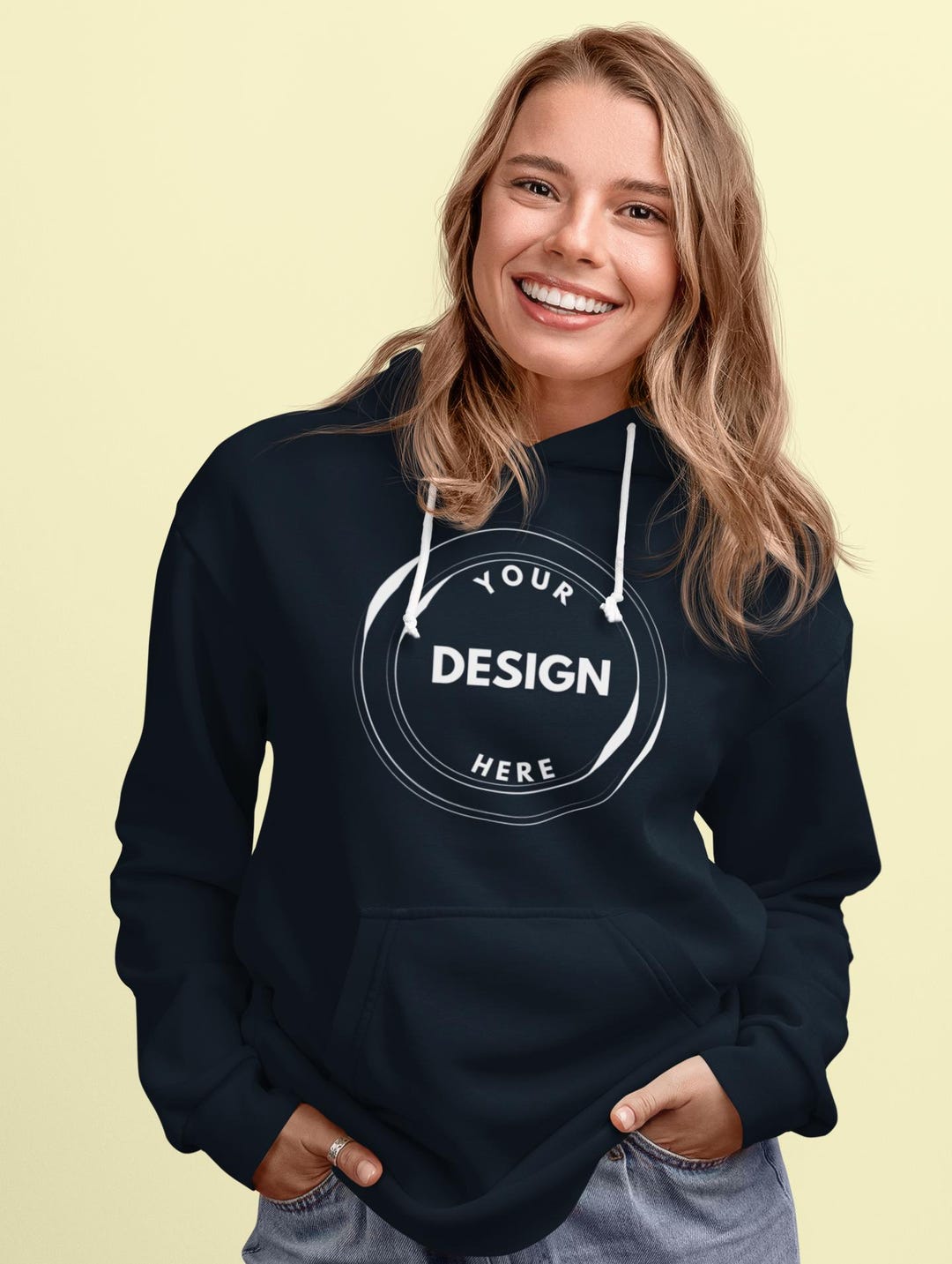 Custom Logo or Design Hoodie Personalized Business Branding Unisex ...