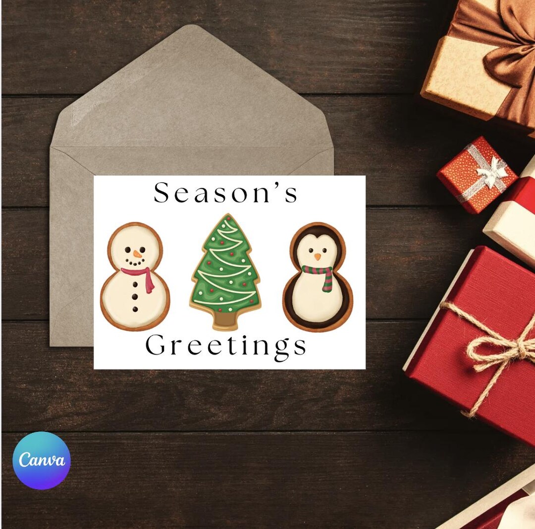 2025 Christmas Card, Editable Modern Holiday Card, Holiday Cards ...
