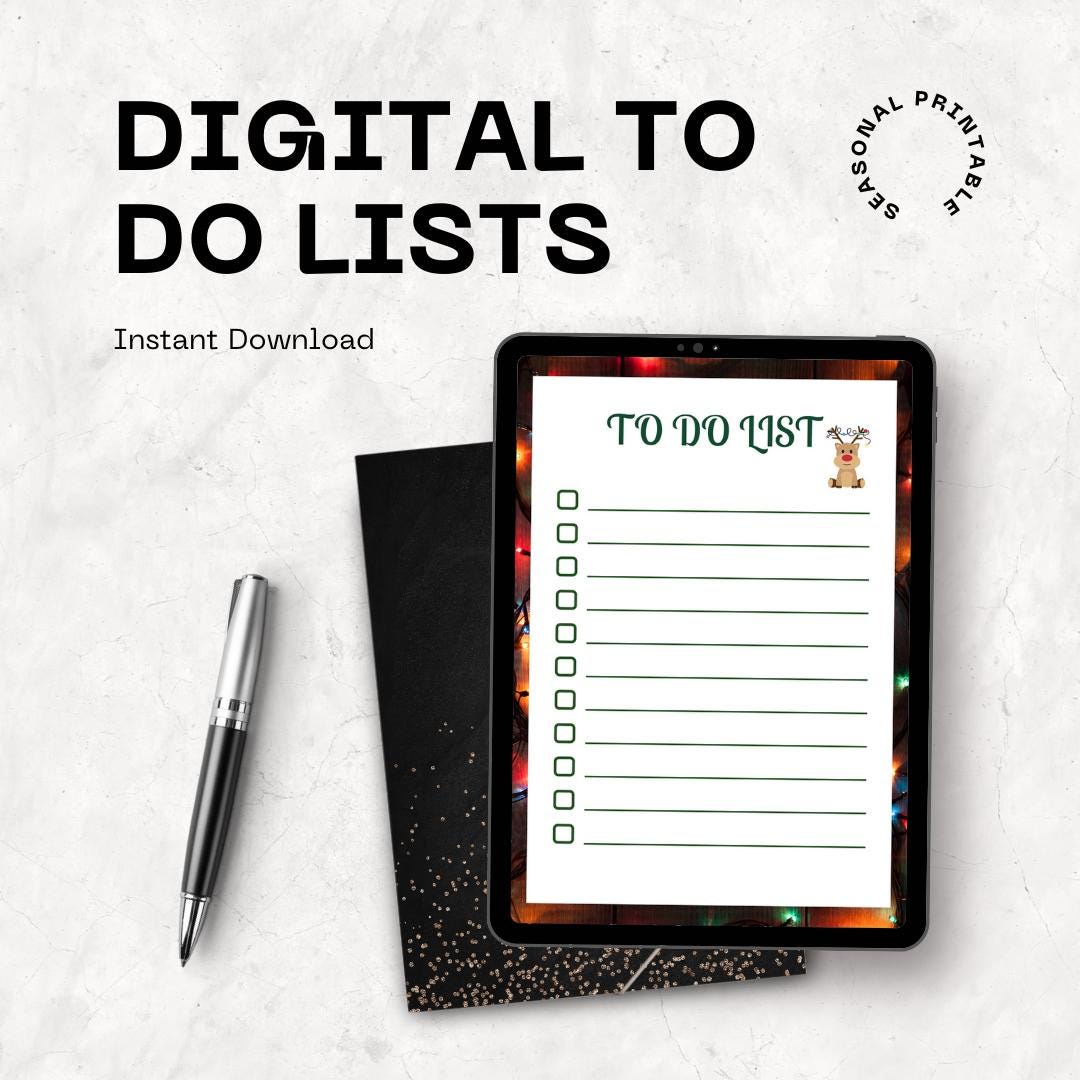 Holiday To-do List Printable - Organize Your Festive Season With Ease ...