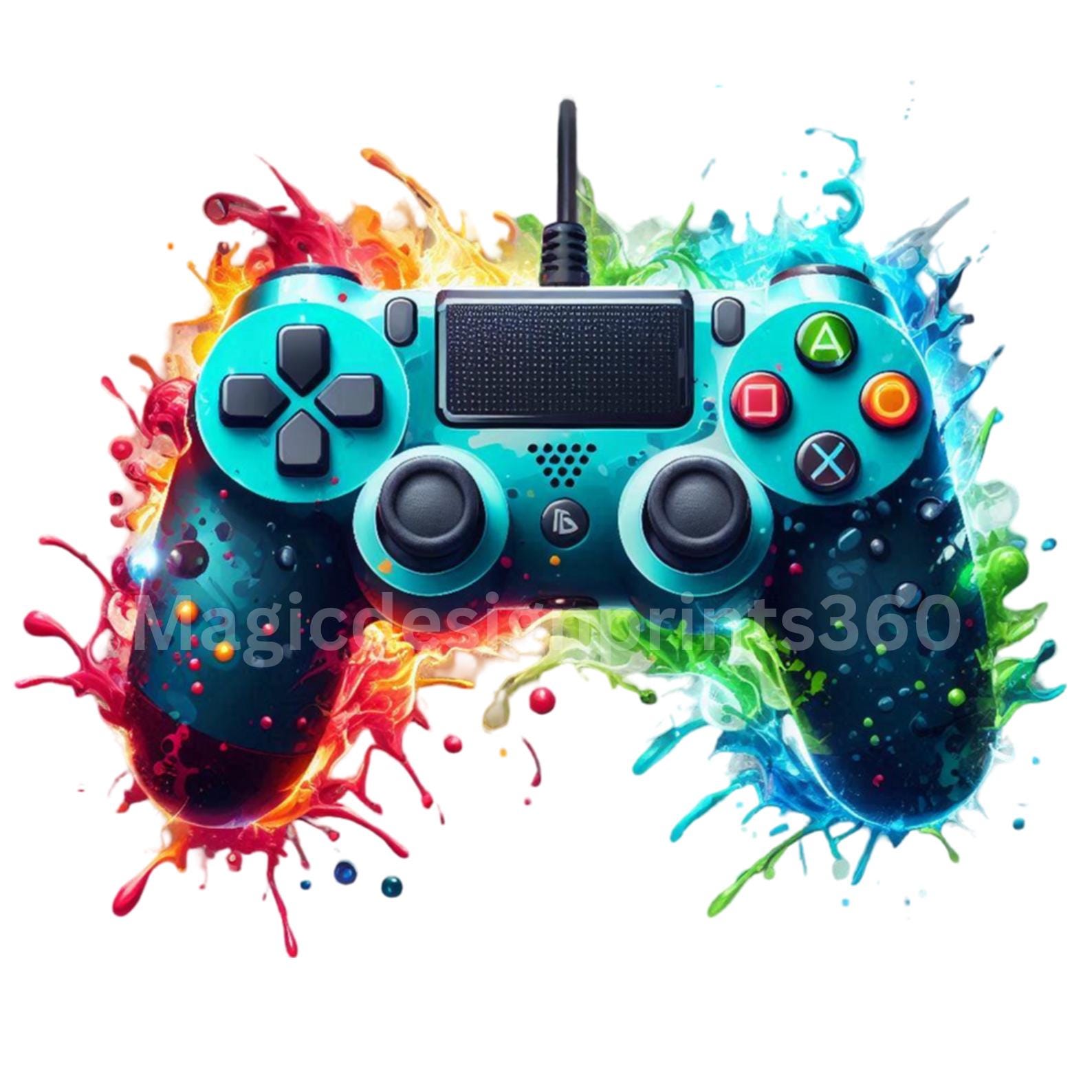 Game Controller Clipart | Stylish Game Controller Clipart Bundle | 5 ...
