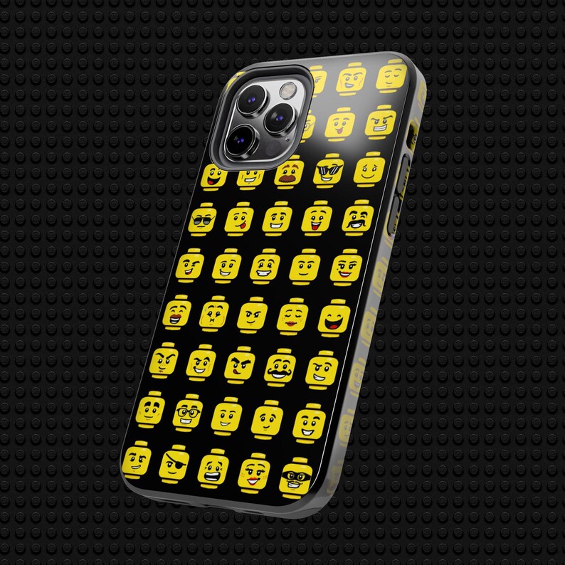 LEGO Inspired Minifig Head Expressions, iPhone 14, 15,16 and Samsung ...