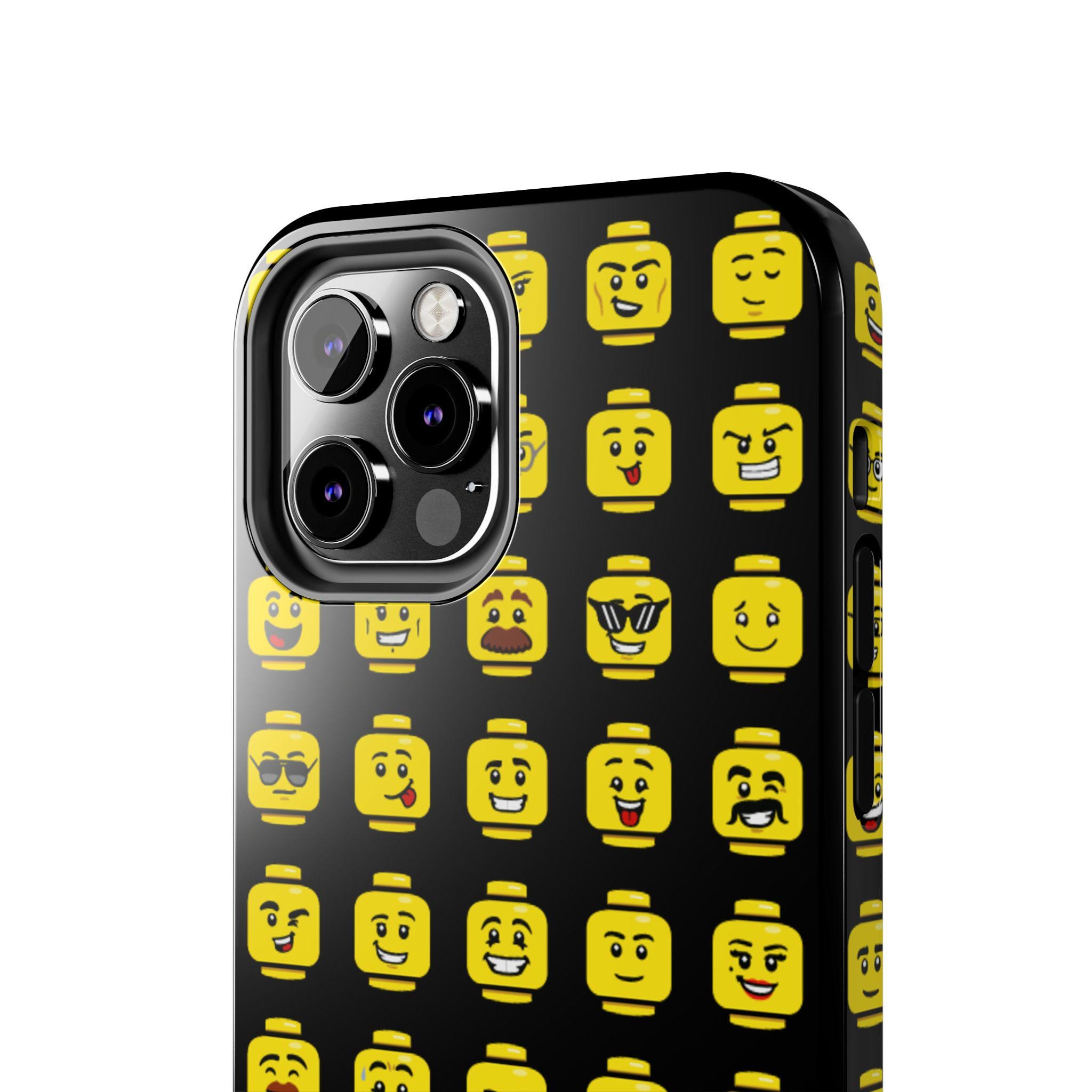 LEGO Inspired Minifig Head Expressions, iPhone 14, 15,16 and Samsung ...