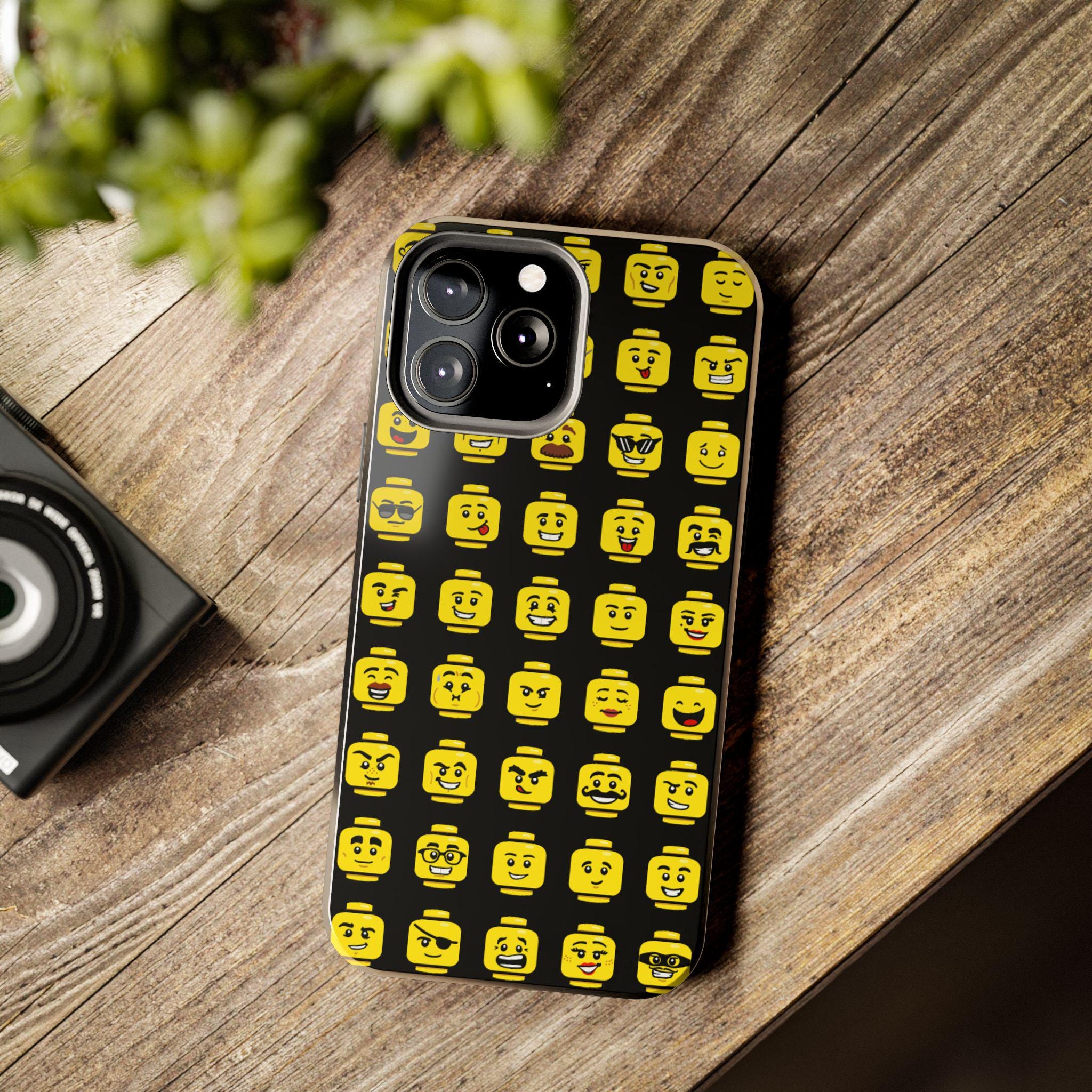 LEGO Inspired Minifig Head Expressions, iPhone 14, 15,16 and Samsung ...