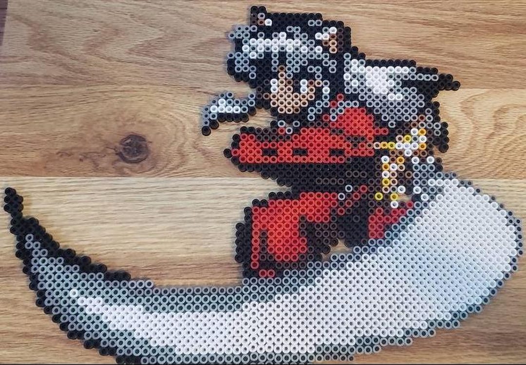 Inuyasha Unleashes Wind Scar! Perler Bead Sprite - Etsy