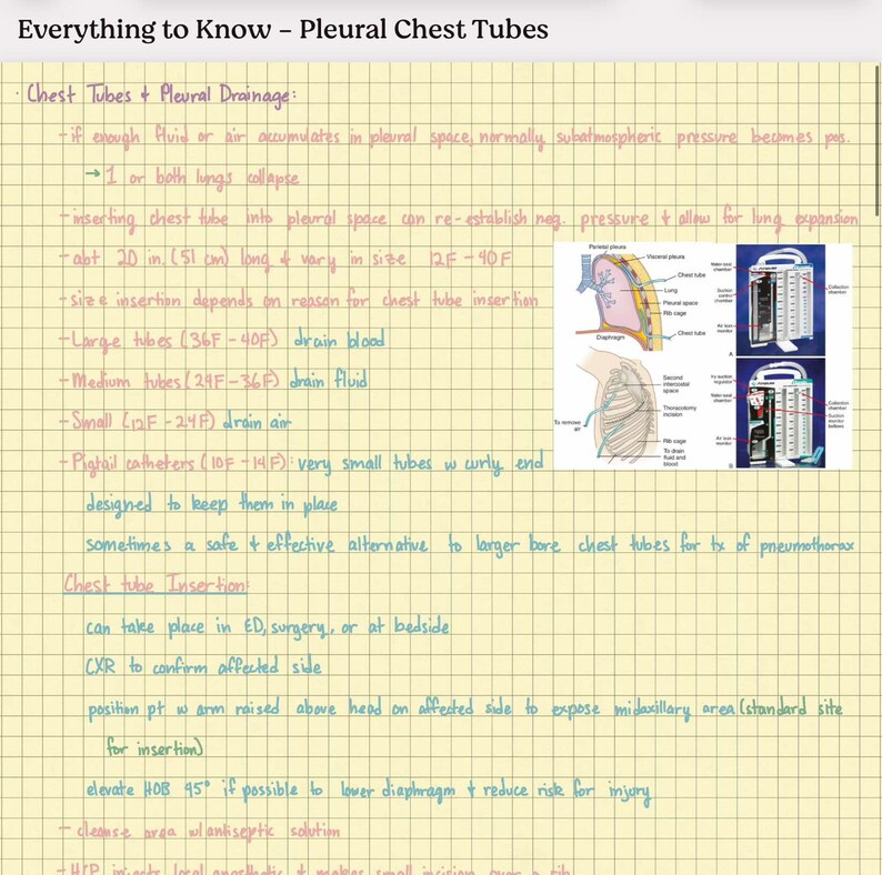 Pleural Chest Tubes - Everything to Know - Etsy