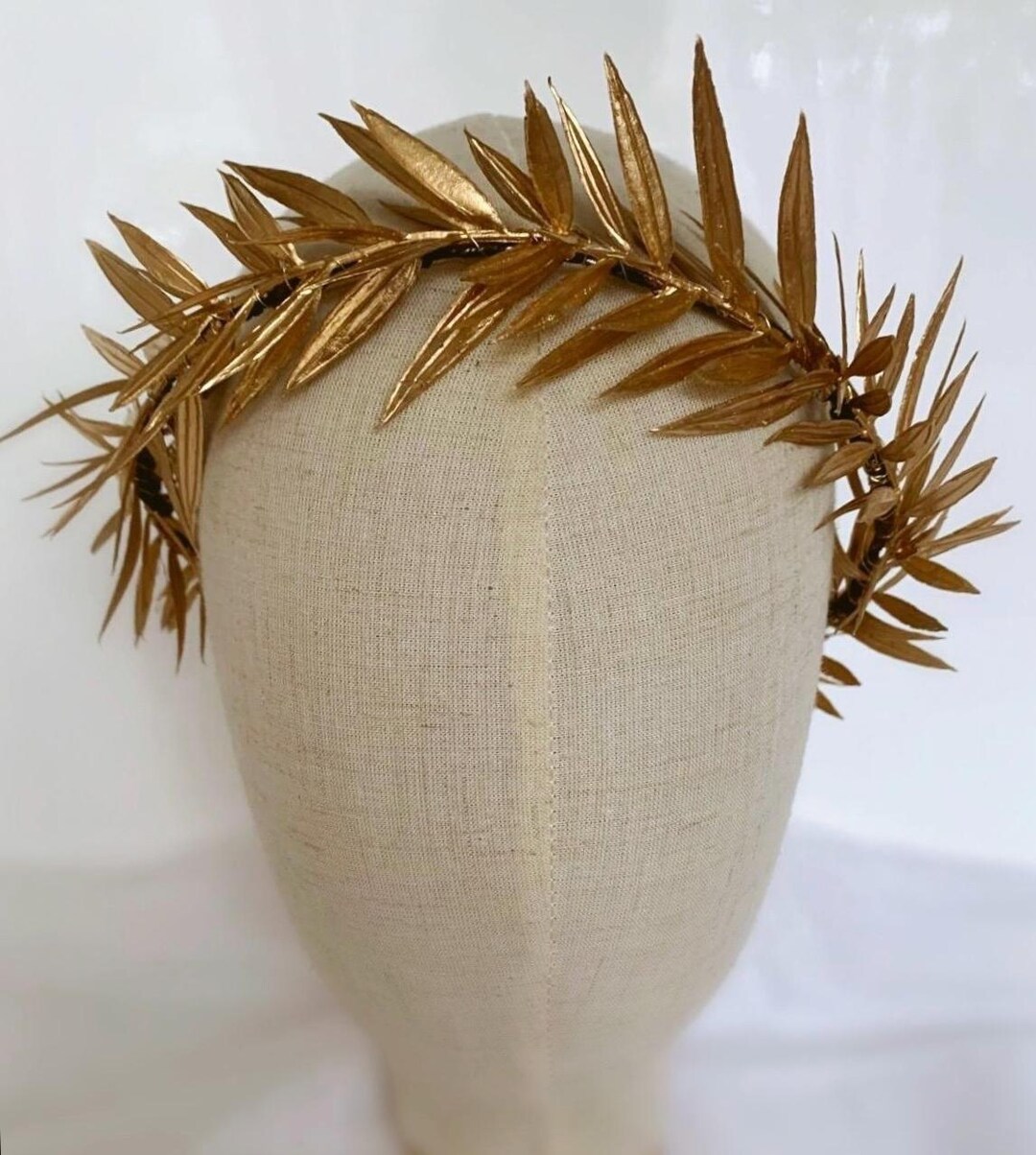 Greek God Crown, Goddess, Men's Wedding Gold Leaf Headband, Toga ...
