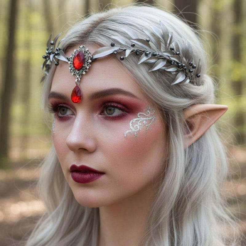 Silver Elven Circlet - Etsy