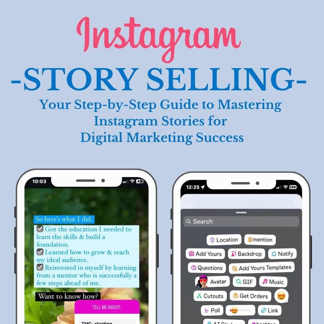Instagram Story Selling With PLR - Etsy
