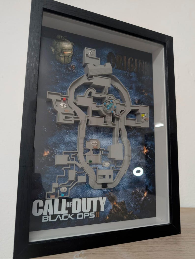 Diorama 3D Map ORIGINS COD Black Ops II Zombies - Etsy
