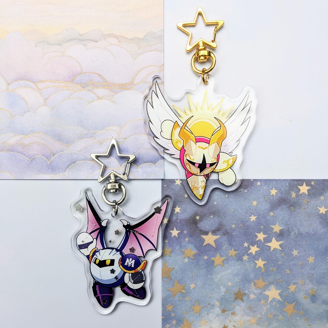 Celestial Knights | Foil Acrylic Keychains - Etsy