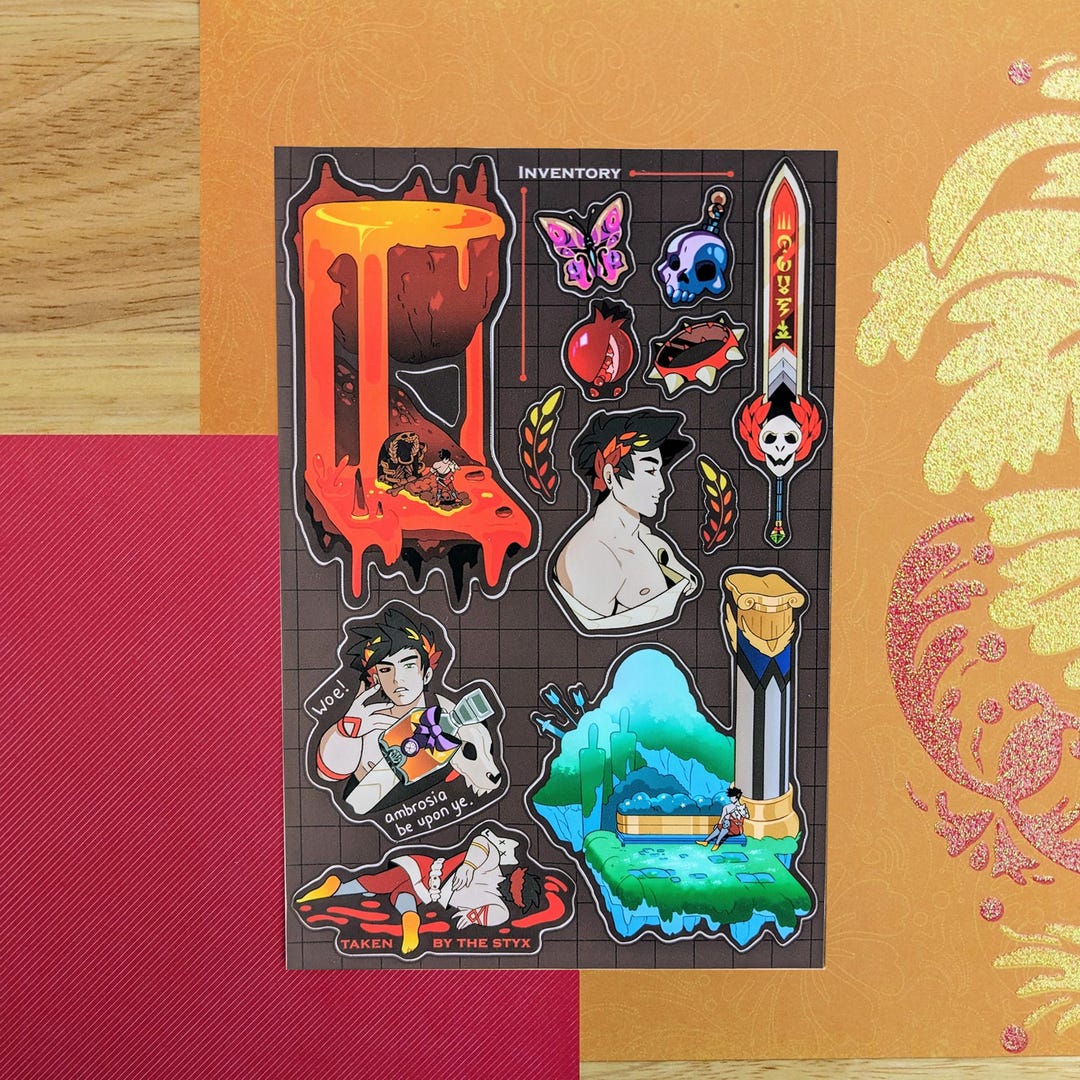 Hades | Sticker Sheet - Etsy