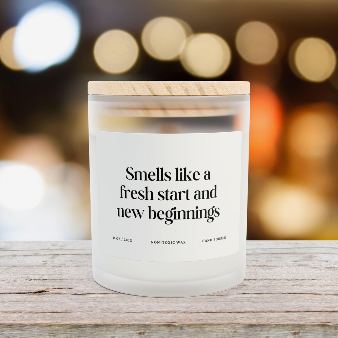 New Beginnings Candle Gift for Her New Home New Chapter Job Promotion ...