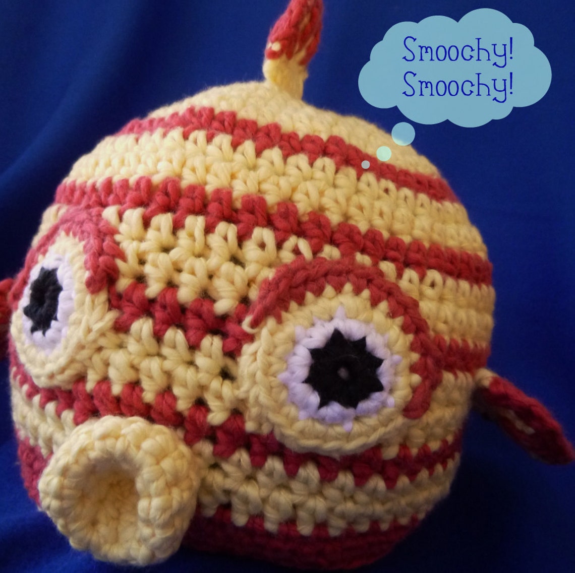 Fish Hat Crochet Pattern Kissy Fish Face for Boy Girl Tween - Etsy