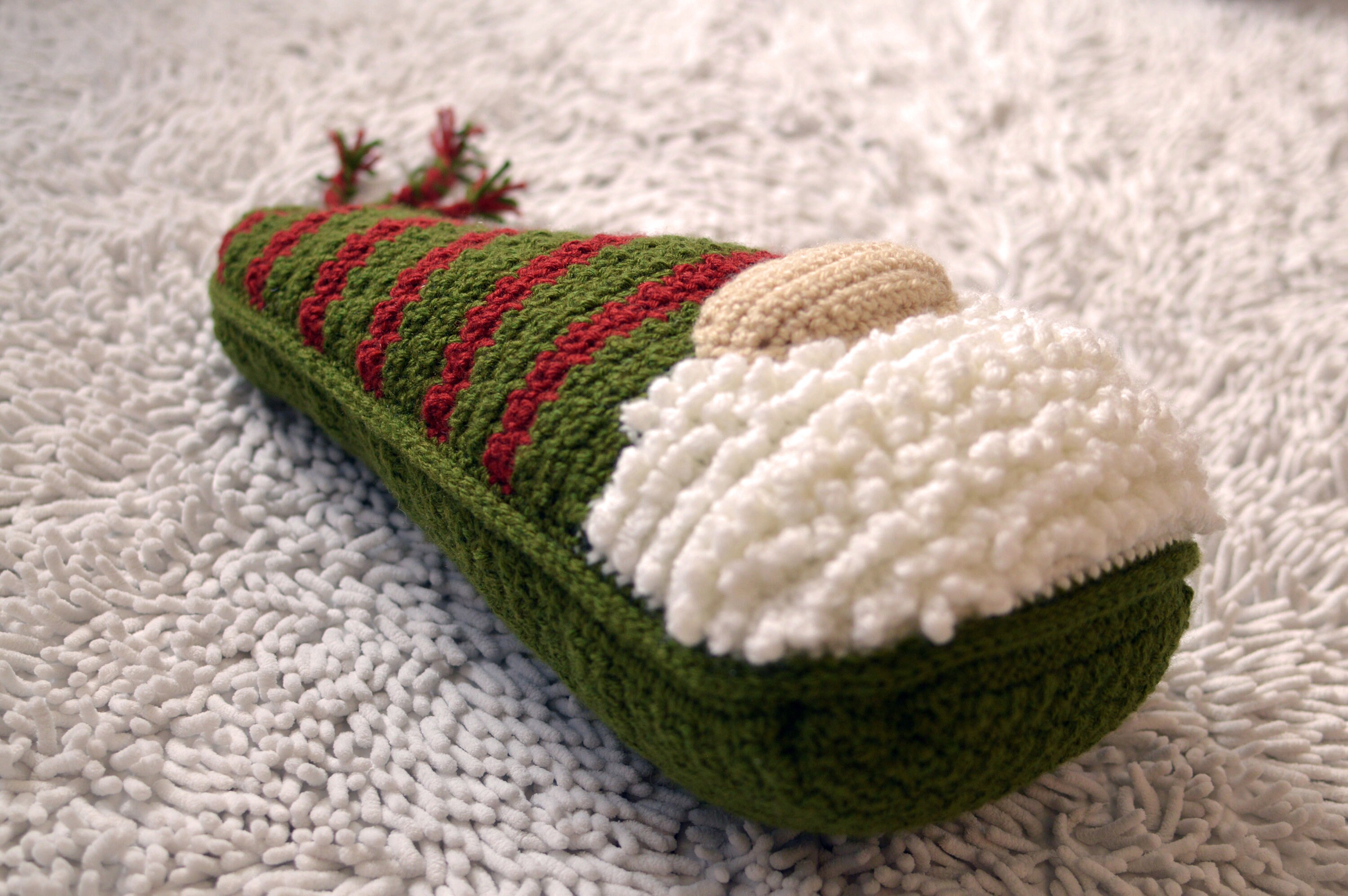 Crochet Pattern, Crochet Christmas Gnome Pillow Pattern Holiday Crochet ...
