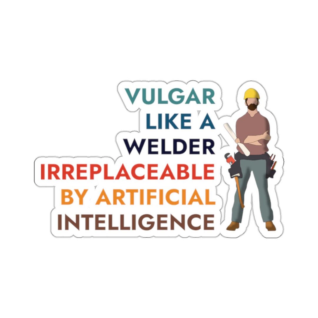 Funny Construction Humor Kiss-cut Stickers, Hilarious DIY Gift ...