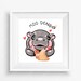 Moo Deng, Bouncy Pig PNG, Trending Thai Hippo, Animal PNG, Thai Baby ...