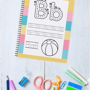 ABC Tracing/coloring Booklet - Etsy