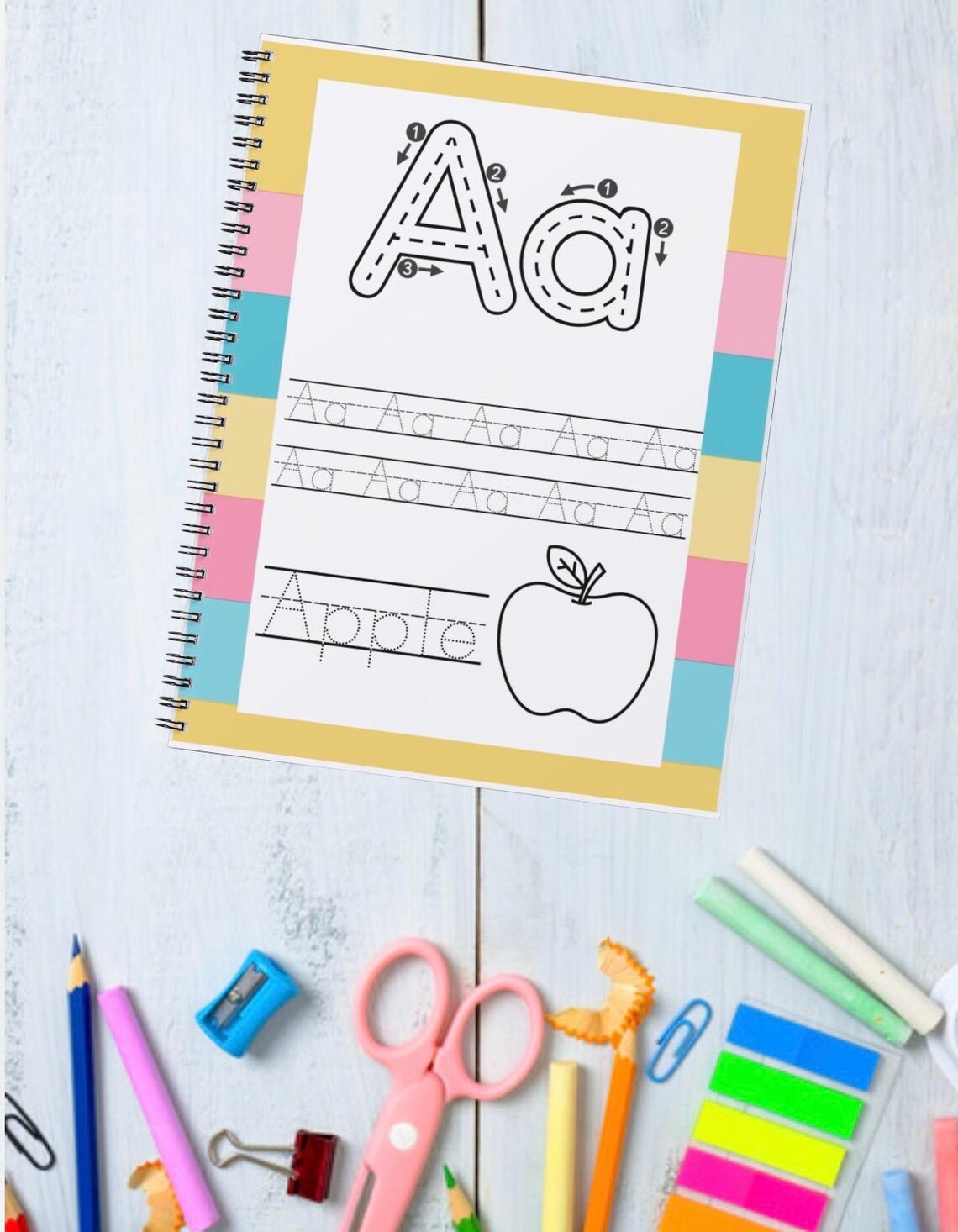 ABC Tracing/coloring Booklet - Etsy