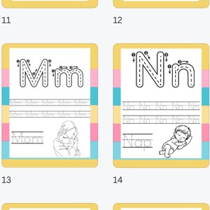 ABC Tracing/coloring Booklet - Etsy