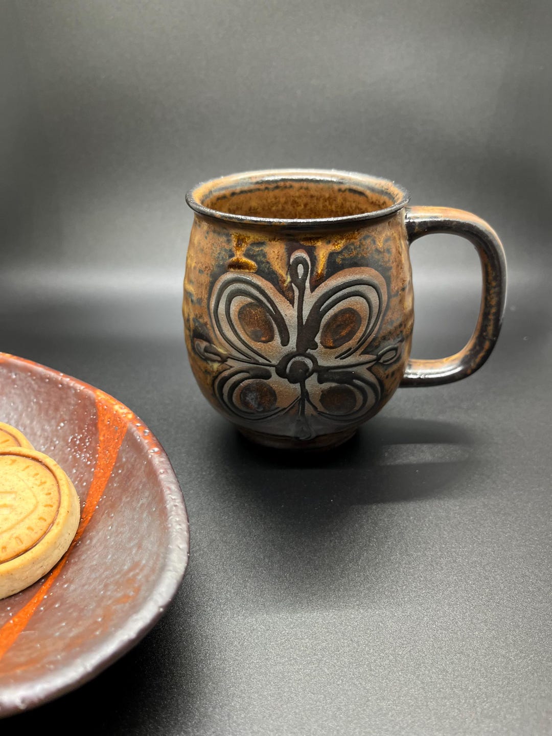 Japanese Vintage Pottery Mug: 'megumi' - Etsy