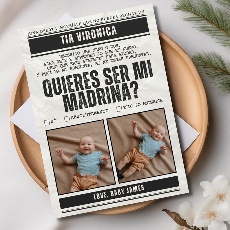 Padrinos De Bautizo, Godparent Proposal, Quieren Ser Mis Padrinos De ...