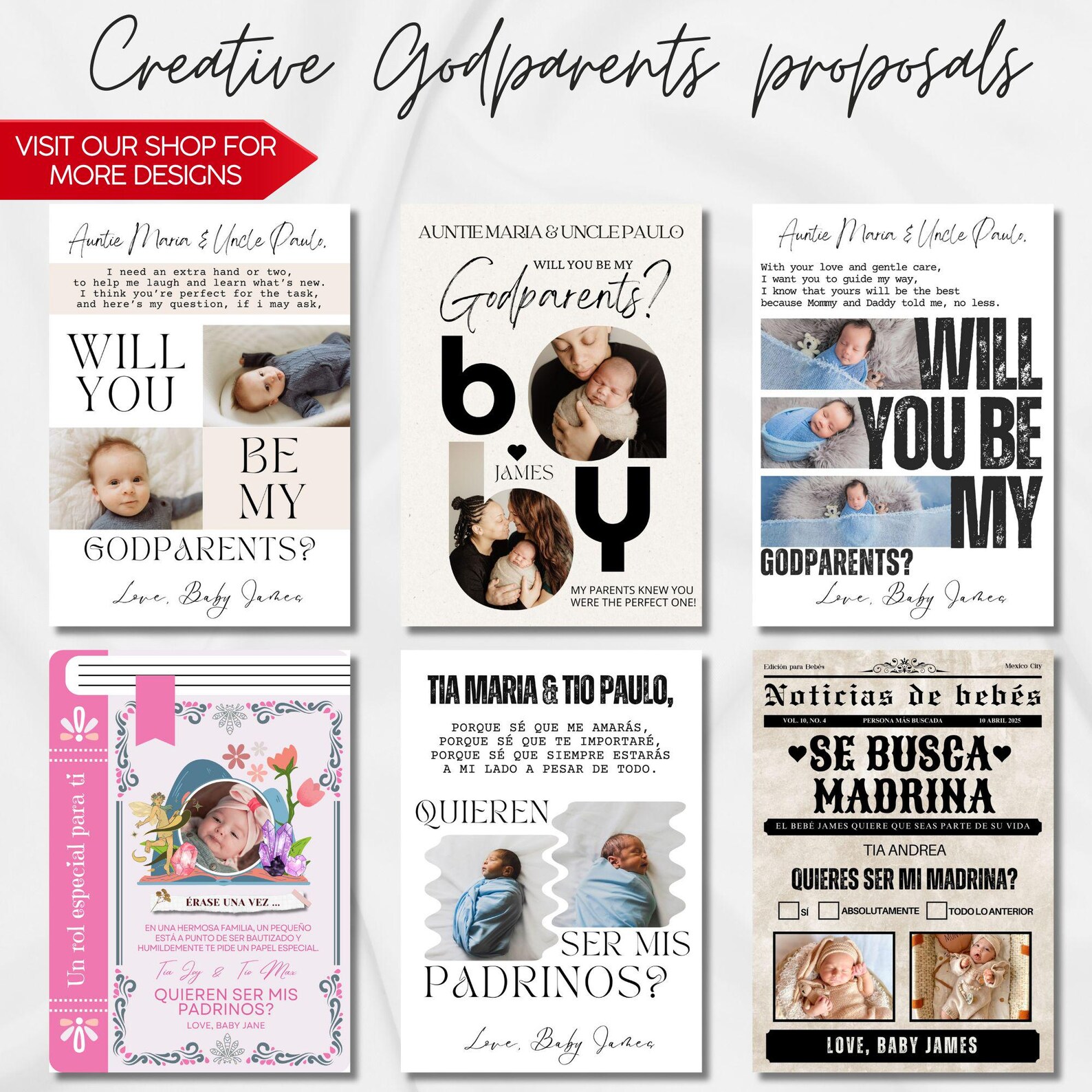 Godparent Proposal for Baptism Proposal for Godmother, Will You Be My ...