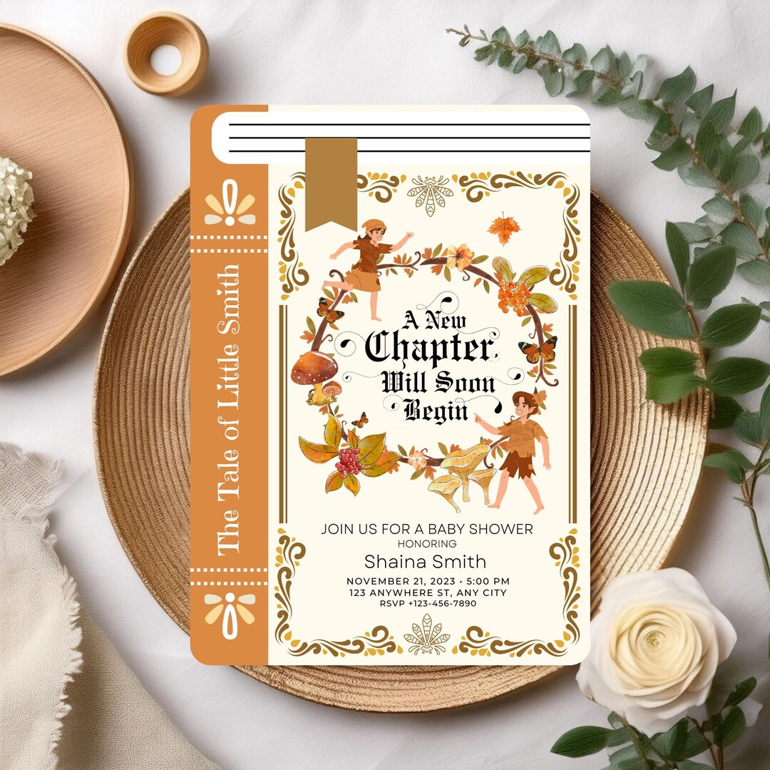 Character Book Baby Shower, Fairytale Baby Book Shower, Dwarf Theme ...