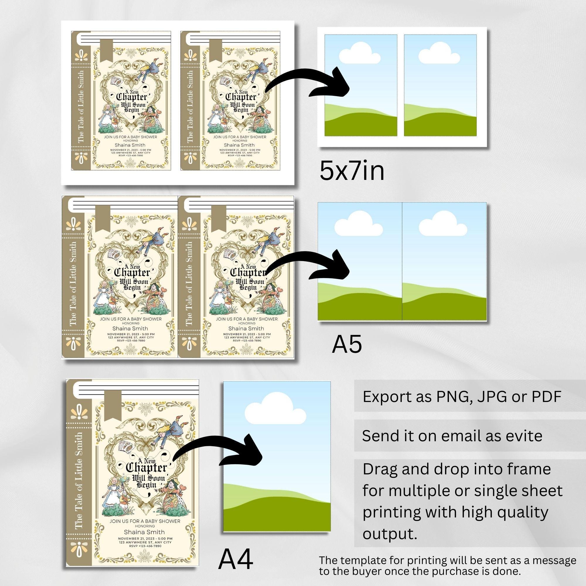 First Birthday Book Themed Invitation, Reading Party Invite, Book Worm ...