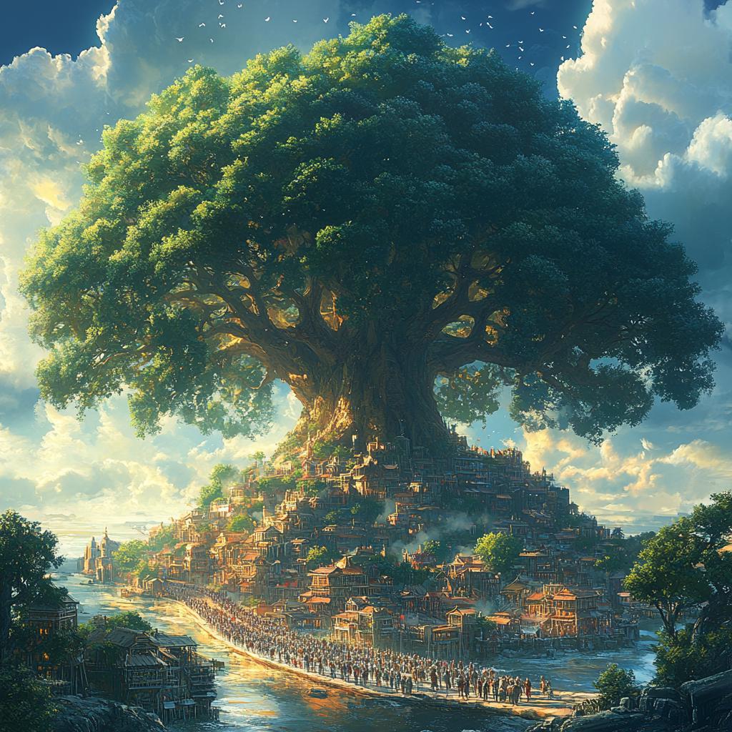 24 Enchanting Tree of Life Fantasy Clipart, Magical Tree Digital Art ...