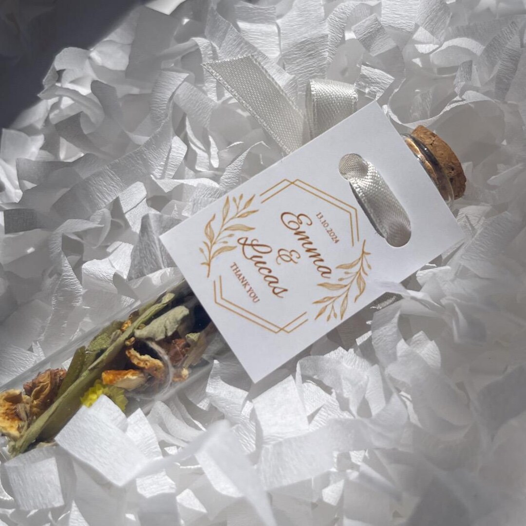 Wedding Gift Tea Favors, Edible Wedding Favors, Winter Wedding Favors ...