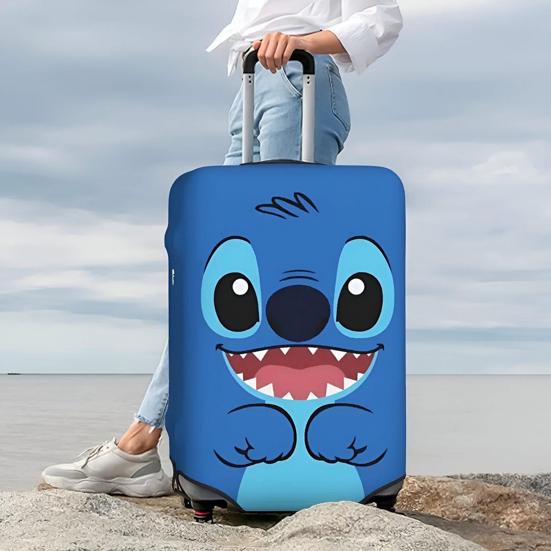 Stitch Character Luggage Cover – Adorable and Protective Travel ...