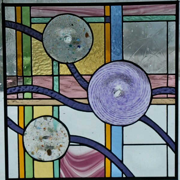 Abstract Stain Glass - Etsy