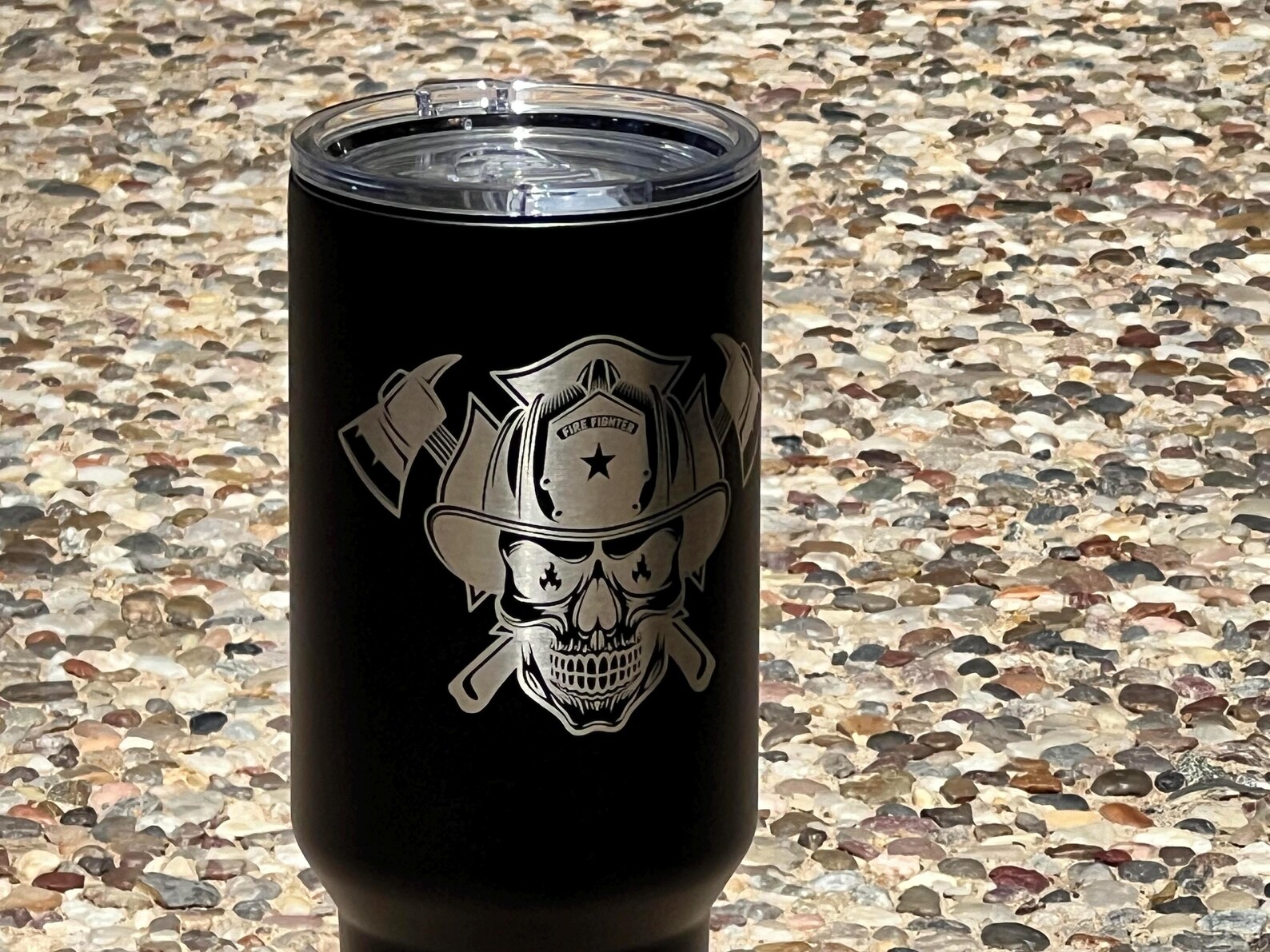 Fireman Gift Idea 40 Oz Laser Engraved Tumbler Best Gift for ...