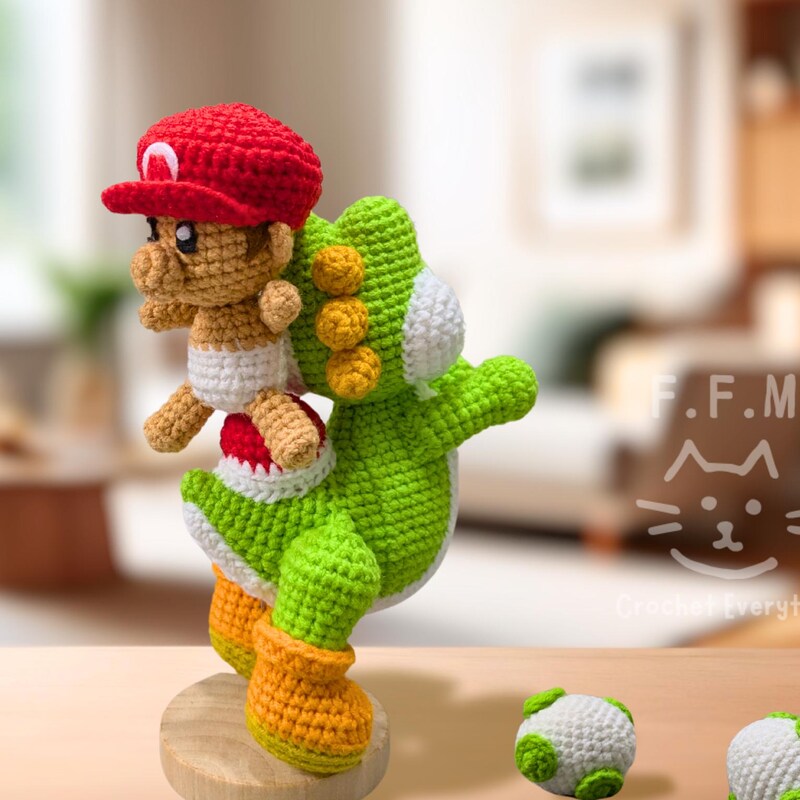 Yoshi Plush - Etsy