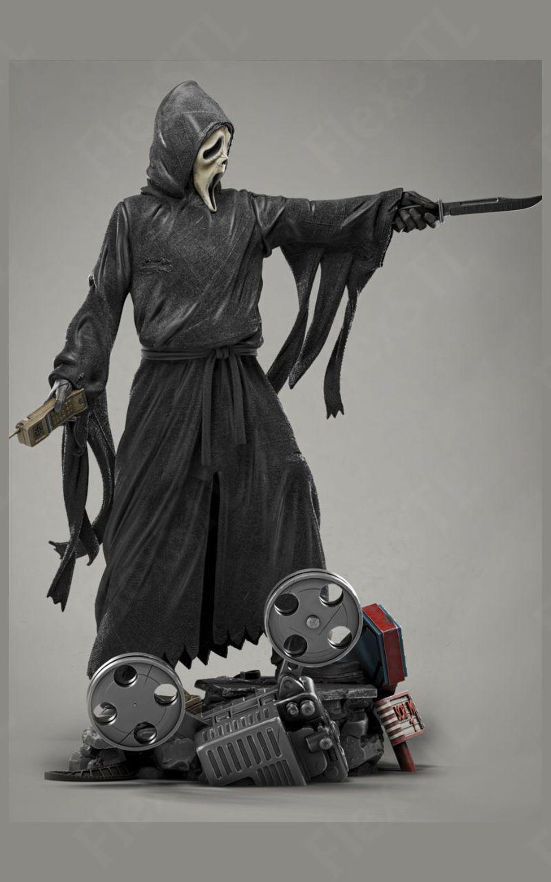 Ghostface STL File – 3D Printing Model (digital Download) - Etsy