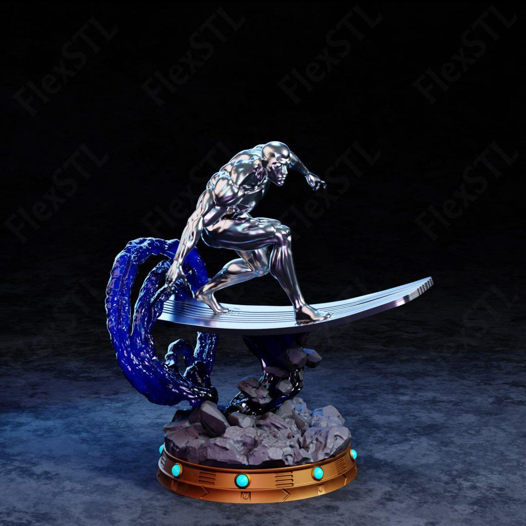 Silver Surfer STL File – 3D Printable Models (digital Download) - Etsy ...