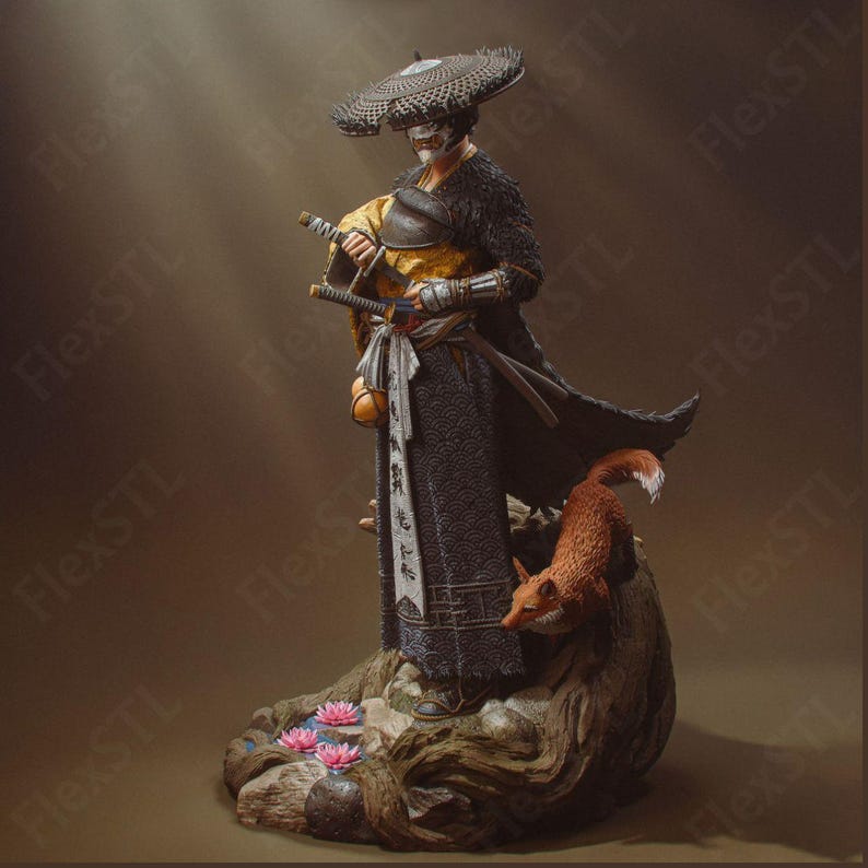 Atsu - Ghost of Yotei STL - 3D Printable (digital Download) - Etsy