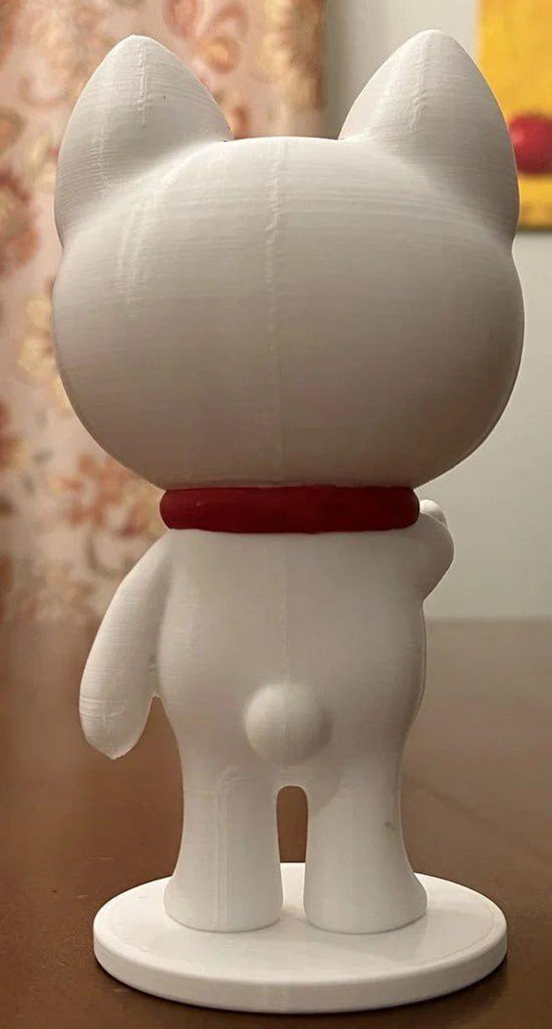 Dandadan - Turbo Grandma Cat STL File |flipping the Middle Finger 3D ...