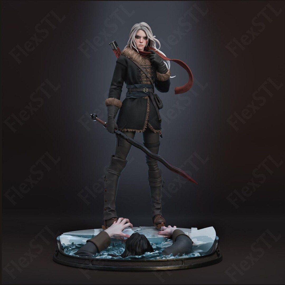 Ciri - the Witcher Stl File - 3D Printable (digital Download) - Etsy Canada