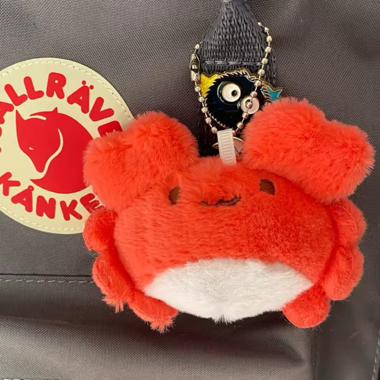 Red Crab Plush Keychain, Bag Buddy, Soft Plushie, Gift Idea, Soft ...