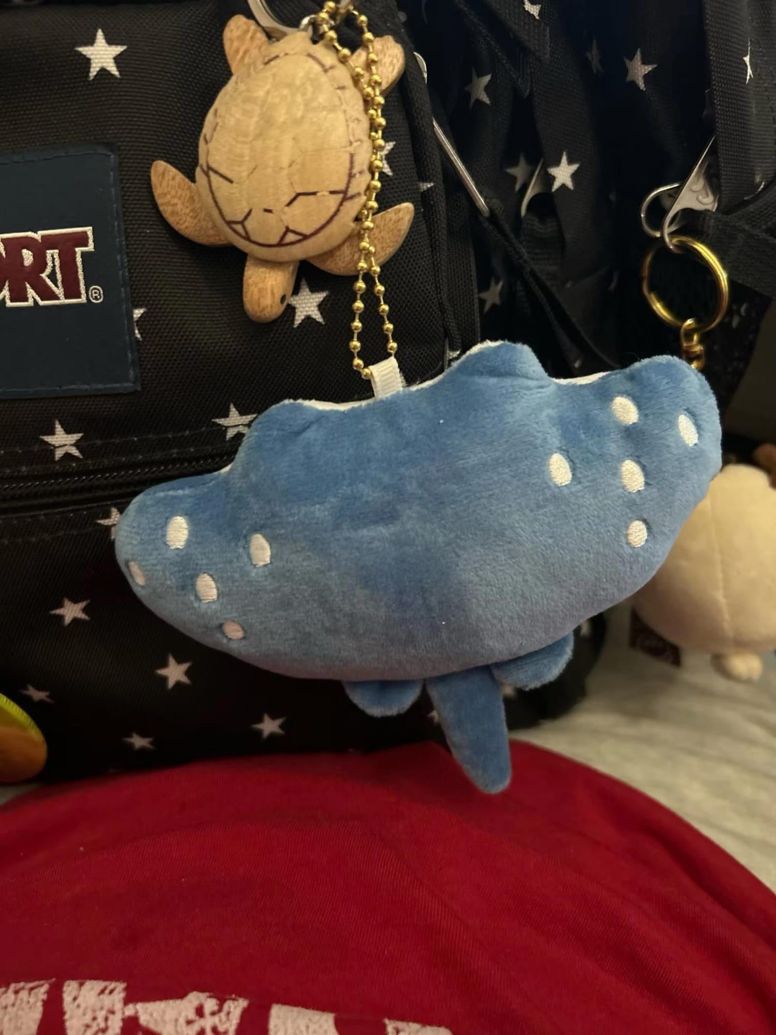 Manta Ray Plush Keychain - Etsy