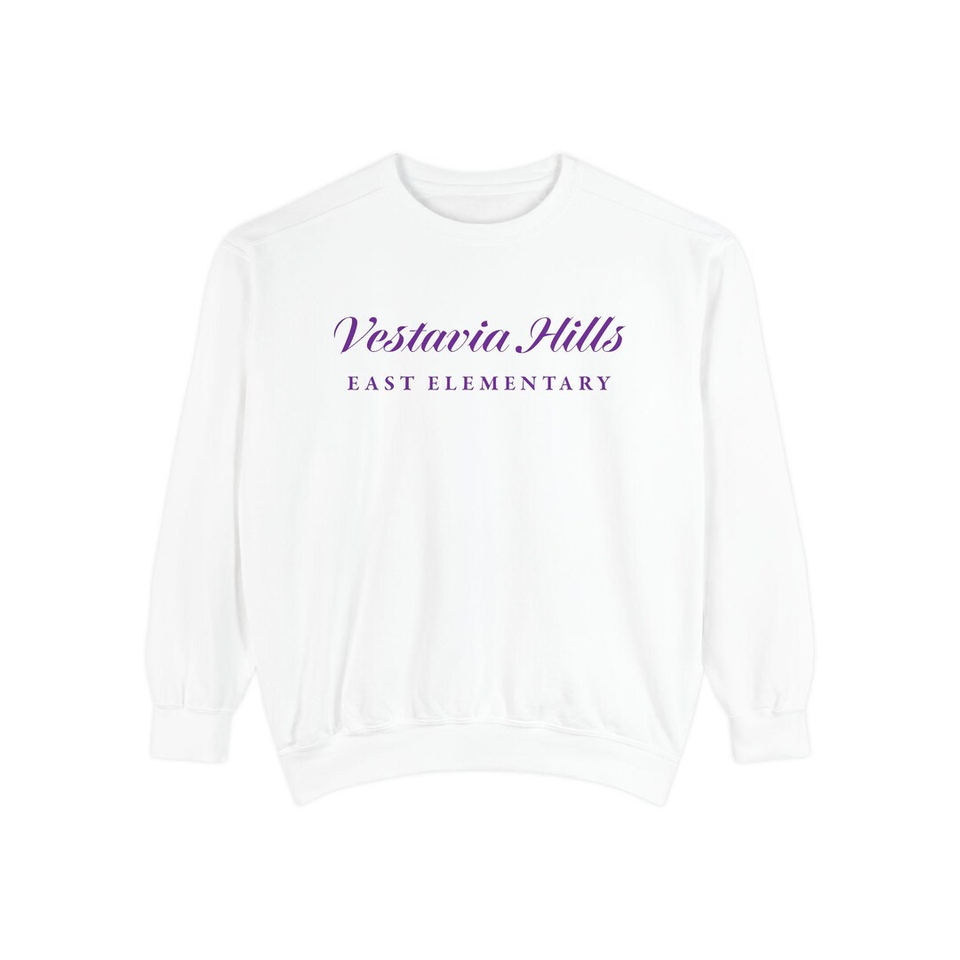 Vestavia Hills Elementary House Color Purple Sweatshirt, Script Design ...
