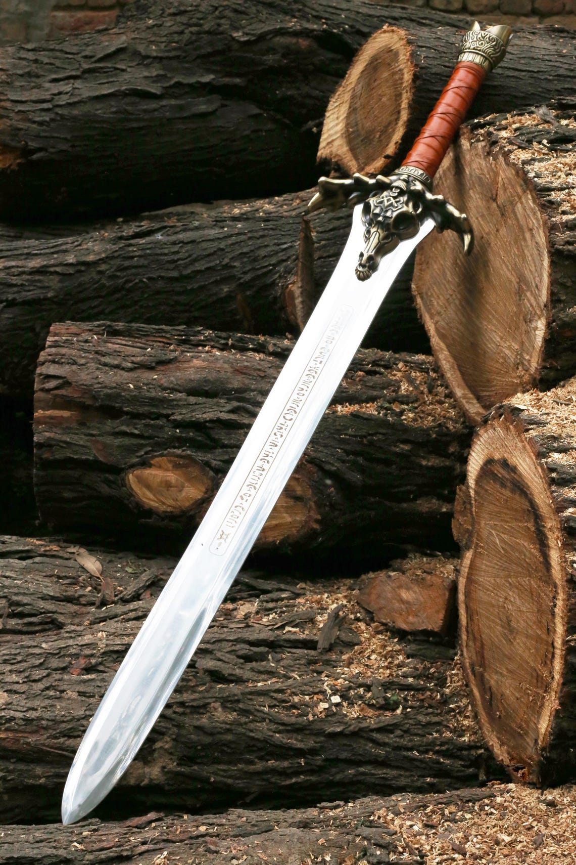 Hand-forged Conan Father Sword: 1095 High Carbon Steel Barbarian ...