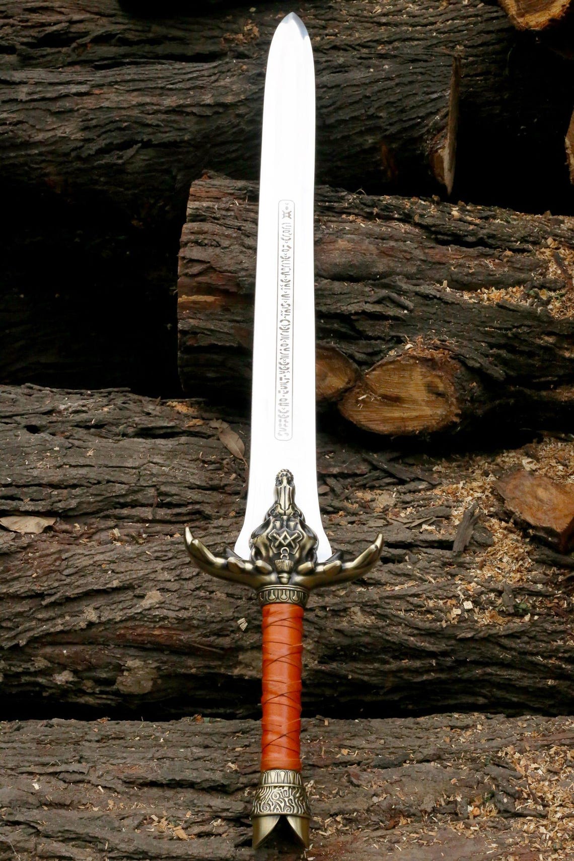 Hand-forged Conan Father Sword: 1095 High Carbon Steel Barbarian ...